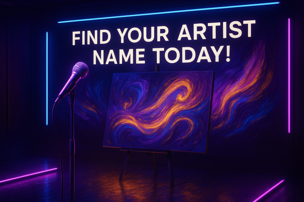Artist Name Generator | Find Your Perfect Creative Identity in Seconds ...